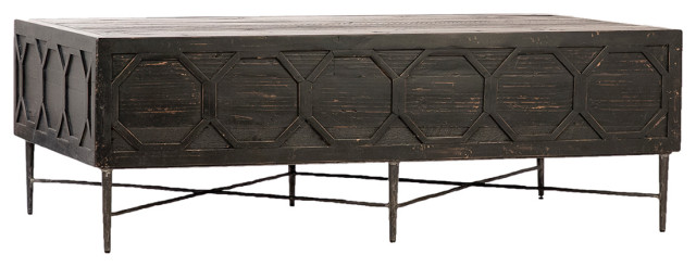 Rustic Modern Hexagons Coffee Table - Farmhouse - Coffee Tables - by ...