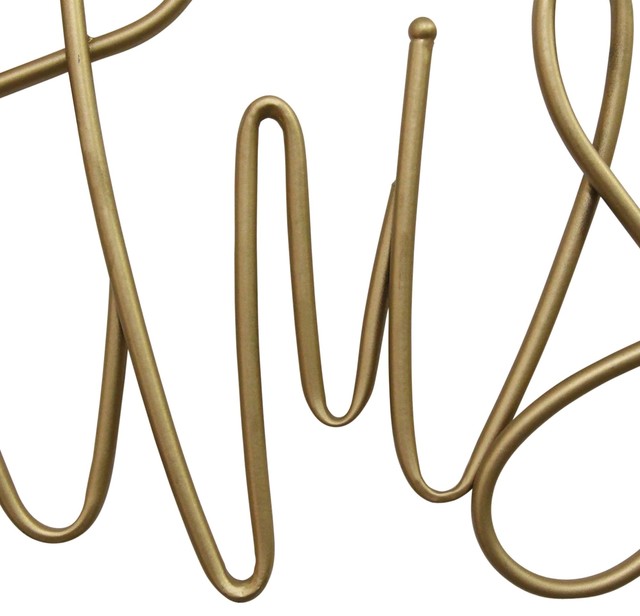 Stratton Home Decor This is Us Metal Script Wall Art - Contemporary ...