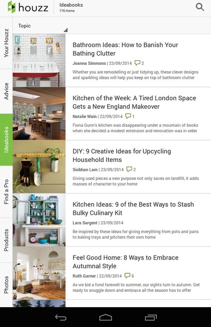 Inside Houzz: All You Need to Know About the UK Houzz App for Android ...