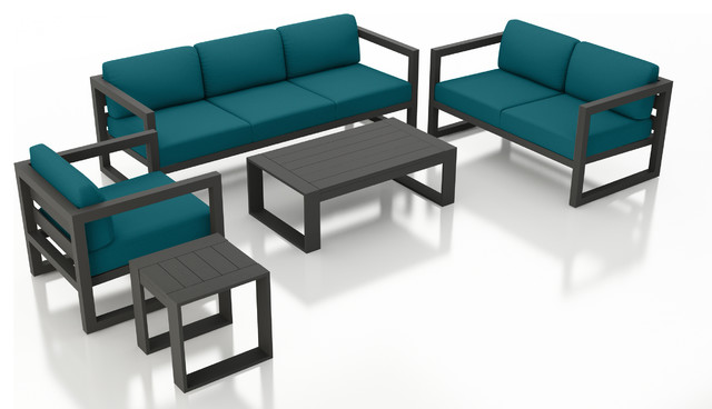 Avion 5 Piece Sofa Set - Contemporary - Outdoor Lounge Sets - by ...