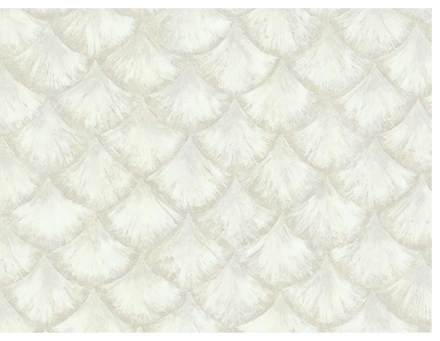 Textured Wallpaper Featuring Fish Skin Shells, 86092, Sample ...