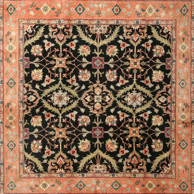 Ahgly Company Indoor Rectangle Traditional Area Rugs, 5' Square ...