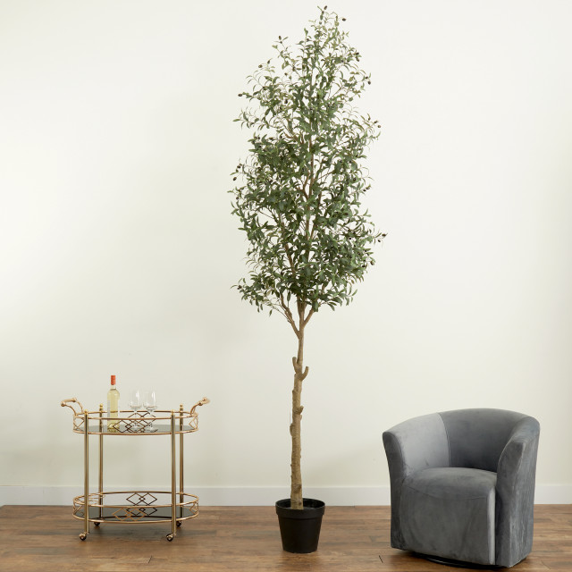 10ft. Artificial Olive Tree - Modern - Artificial Plants And Trees - by ...