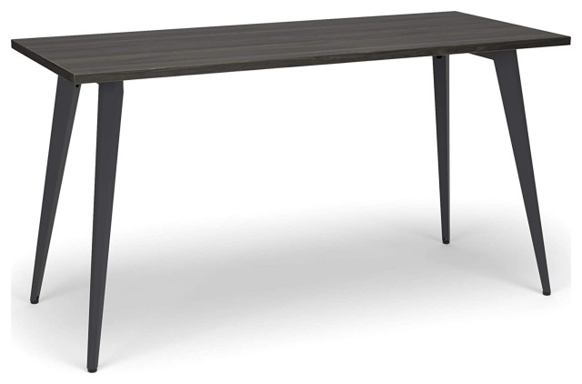 Executive Desk, Angled Legs, Adjustable Glides & Rectangular Top ...