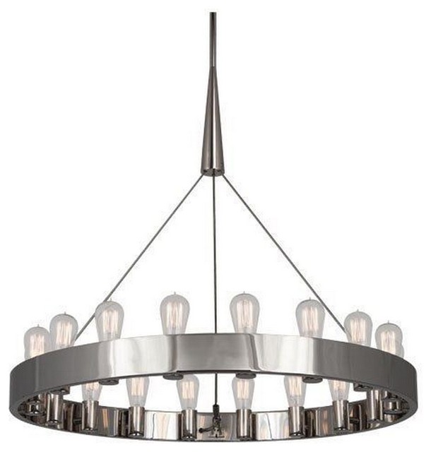 Rico Espinet Candelaria 18-Light Chande Polished Nickel - Transitional ...