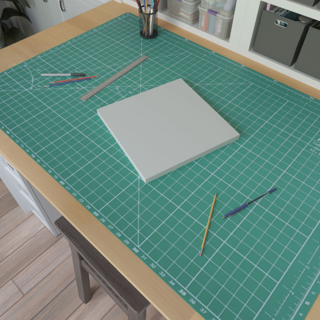 7 3/4"W x 7 3/4"H x 1"T PVC Hobby Board, Unfinished, 11.75"Wx11.75"Hx ...