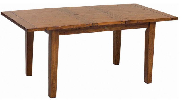 Irish Coast Regular Extension Dining Table, Brown - Rustic - Dining ...
