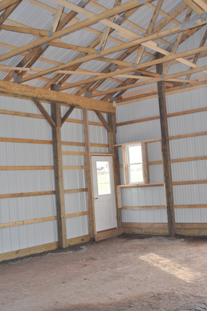 Post frame building interior - Craftsman - Other - by Knechts General ...
