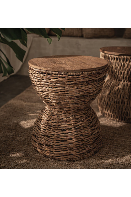 Hourglass Weaved Stool | dBodhi Rebana Alto - Tropical - Accent And ...