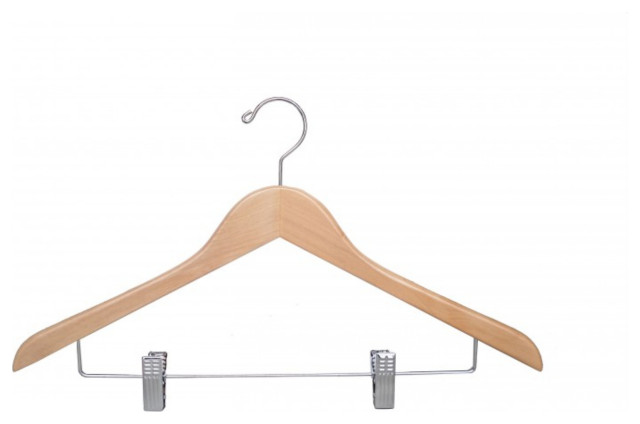 Wooden Hanger, Concave - Traditional - Clothes Hangers - by ...