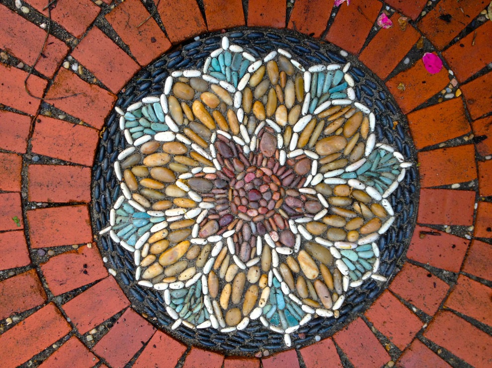 Herb Garden Mosaic - Rustic - Vancouver - by Pebble and Co. Mosaics | Houzz
