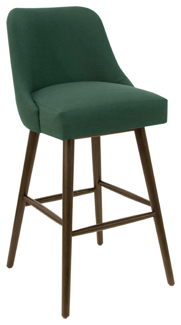 Markham Rounded Back Bar Stool - Midcentury - Bar Stools And Counter ...