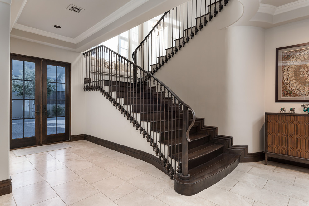 U Shape Staircase Design - Mediterranean - Staircase - Phoenix - by ...