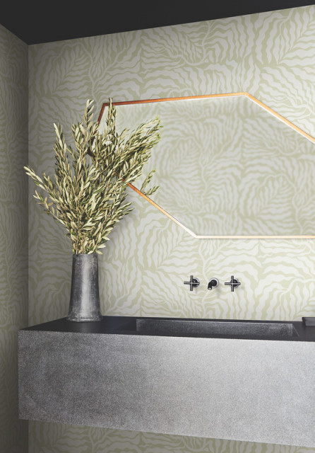 Fern Fronds Wallpaper - Contemporary - Wallpaper - by York ...
