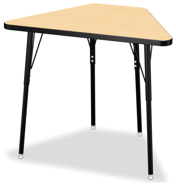 Berries Tall Trapezoid Desk, Blue/Black/All Black - Contemporary ...