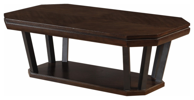 HomeRoots 50" X 28" X 18" Tobacco Poplar Coffee Table - Transitional ...
