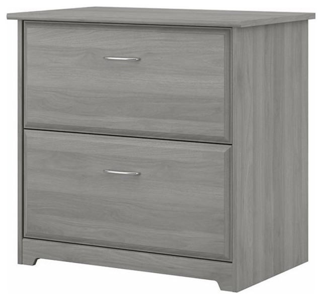 Pemberly Row 2 Drawer Lateral File Cabinet in Modern Gray - Engineered ...