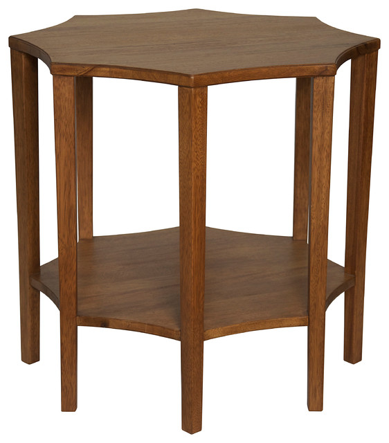 Ariana Side Table, Dark Walnut - Transitional - Side Tables And End Tables - by HedgeApple | Houzz
