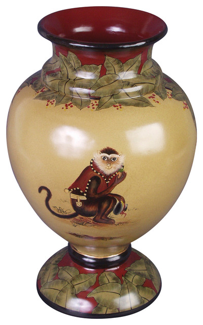 Monkey Vase - Tropical - Vases - by Orchard Creek Designs | Houzz