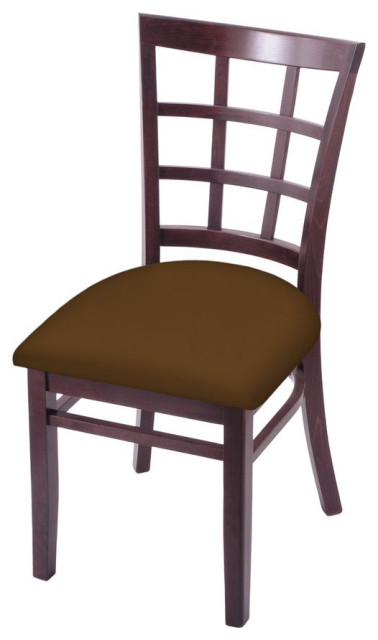 Holland 3130 18" Chair in Dark Cherry/Canter Thatch Seat - Transitional ...