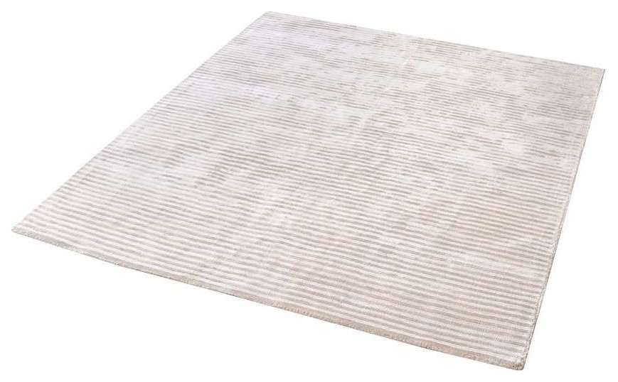 Logan Handwoven Viscose Rug, Ivory, 16x16 - Transitional - Rugs - by ...