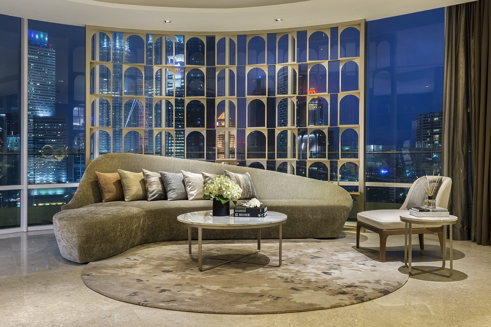 The Oval - Contemporary - Living Room - Other - by Designed Design ...