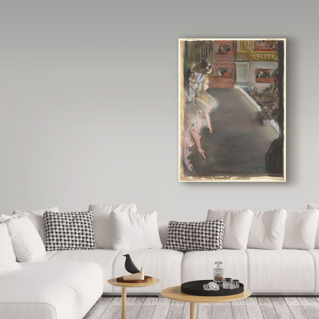 Edgar Degas 'Dancers At The Old Opera House' Canvas Art, 19"x14 ...
