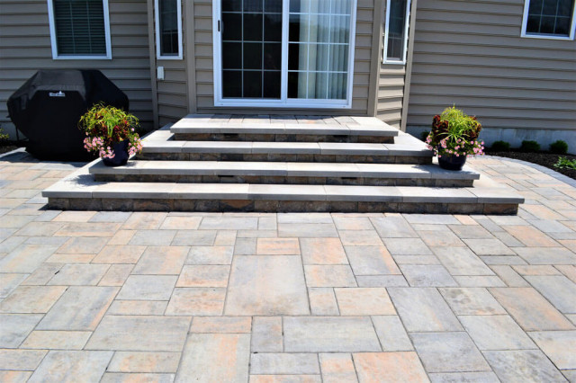 Techo Bloc Mini Creta Steps with Blu 60 pavers - Philadelphia - by Blue ...