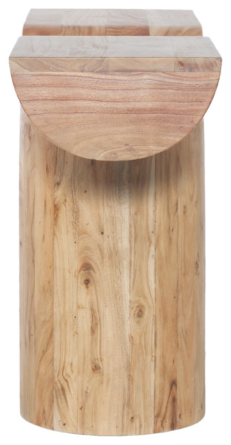 Tee Black Console Table - Rustic - Console Tables - by Meridian ...