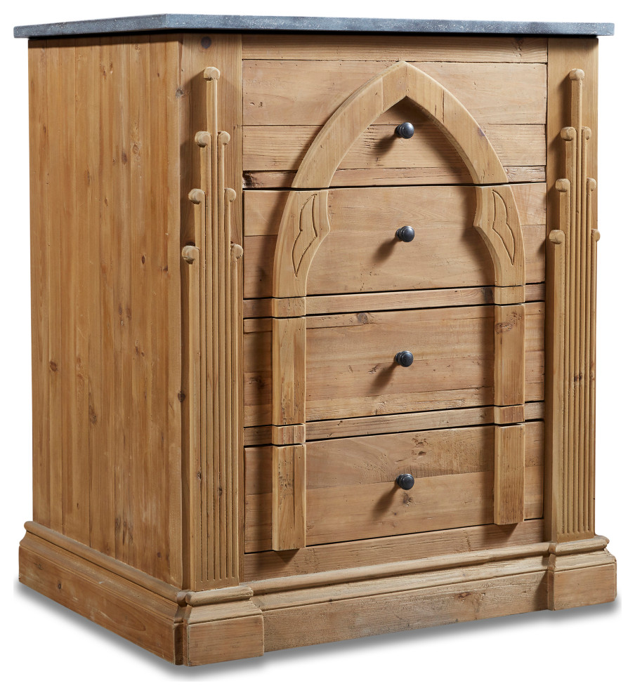 30" Reclaimed Pine Single Bath Vanity - Rustic - Bathroom Vanities And ...