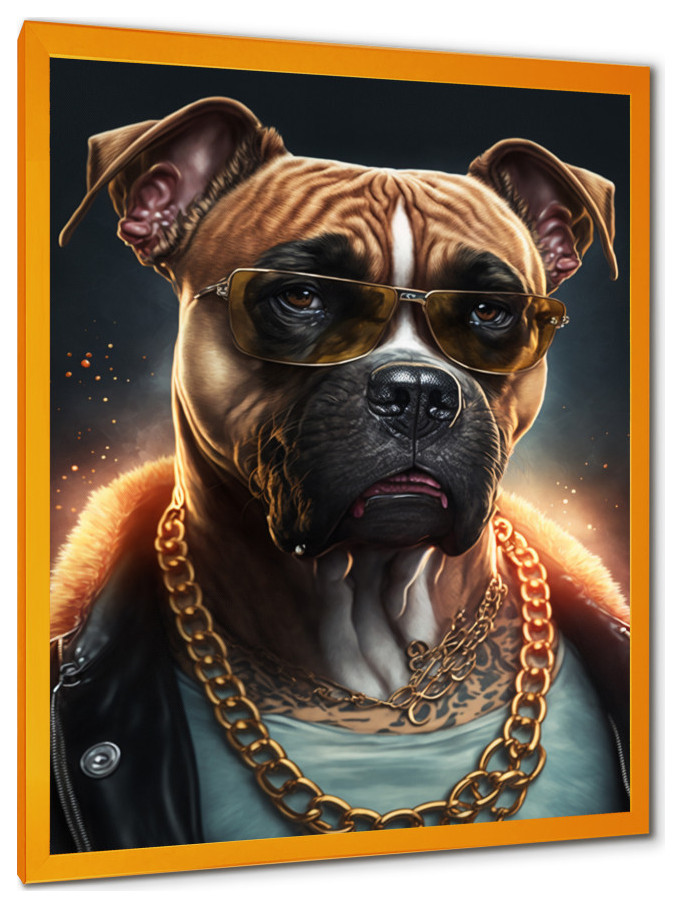 Boxer Gangster In NYC II Framed Print, 16x32 - Eclectic - Prints And ...