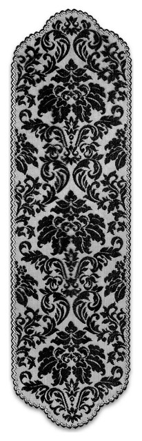 Heritage Damask 14x49 Runner - Traditional - Table Runners - by ...