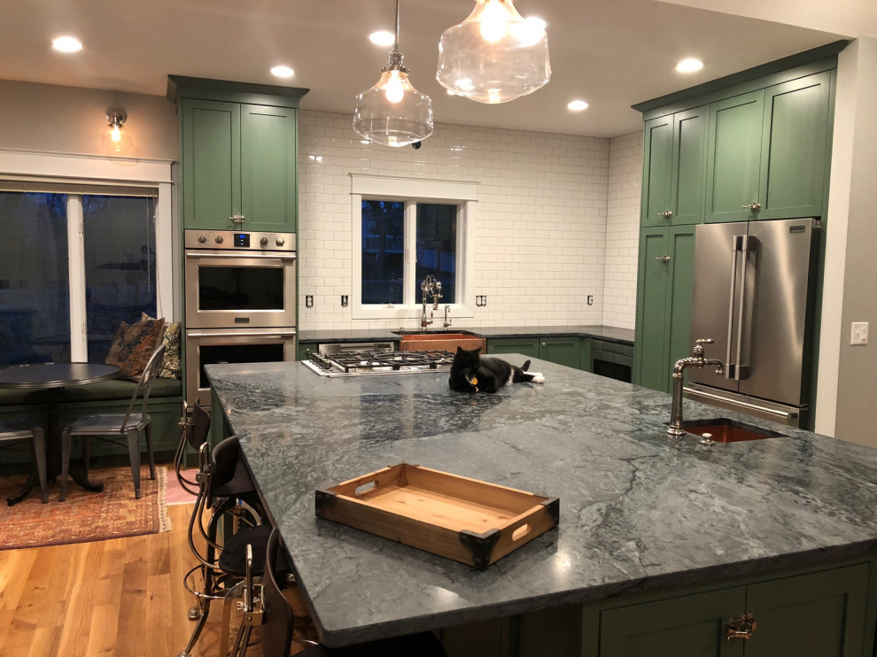 5 Countertops That Look Beautiful in a Green Kitchen