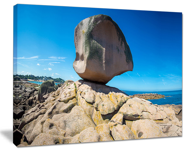 "Pink Rock in Tregastel" Landscape Canvas Photo Print, 20"x12 ...