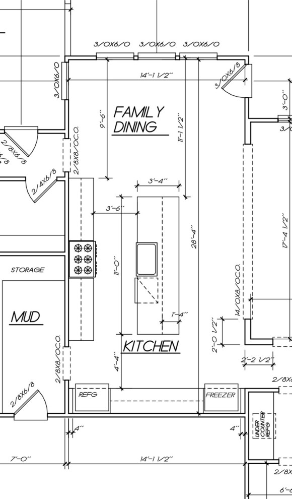 new build - help with kitchen layout/two sinks?
