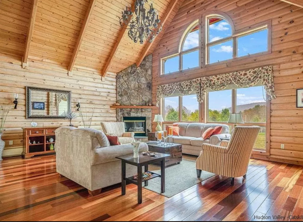 Too much wood in too many different tones...how modernize?