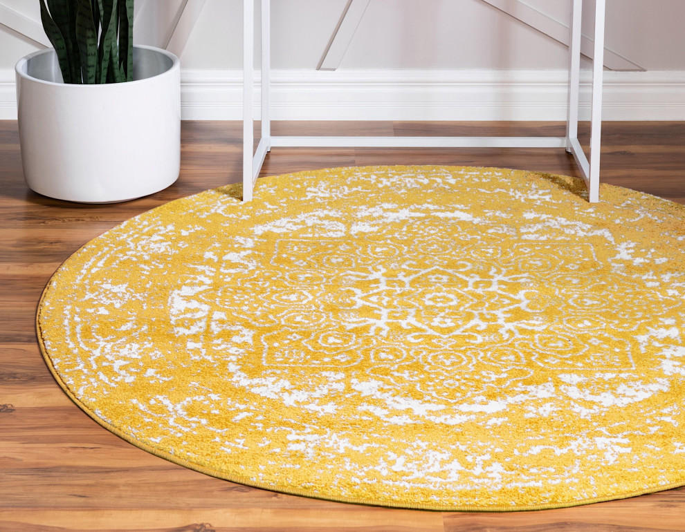 Traditional Adriana Area Rug, Round 5' - Contemporary - Area Rugs - by ...
