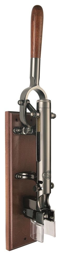 Professional Wall-Mounted Corkscrew with Wood Backing - Traditional ...