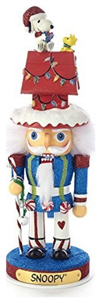 Kurt Adler Peanuts Snoopy Hollywood Nutcracker, 12" - Traditional ...