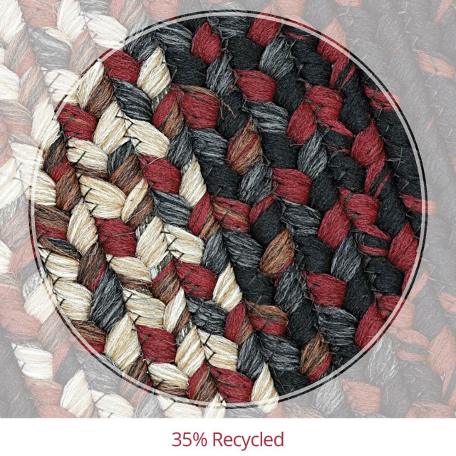 Homespice Decor Montgomery Indoor/Outdoor Braided Rug 27"x45 ...