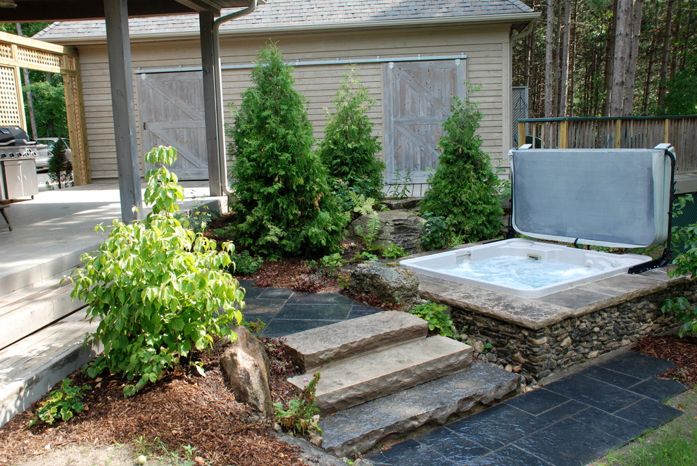 Natural Stone Hot Tub - Traditional - Pool - Toronto - by Tumber ...