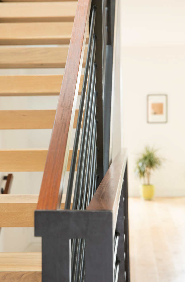 San Francisco Remodel Addition - Midcentury - Staircase - San Francisco ...