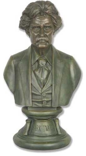 Mark Twain Bust 18, 21 Brz, Famous Americans Busts - Traditional ...