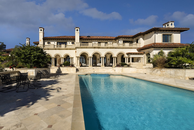 Italian Villa Style Pool House