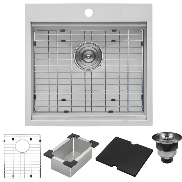 Ruvati RVQ5221 Outdoor Workstation Sink T-316 Marine Grade Stainless ...
