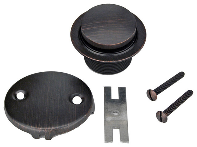 D-302ORB, Tub Drain Trim and Two-Hole Overflow Cover for Bath Tubs, Oil ...