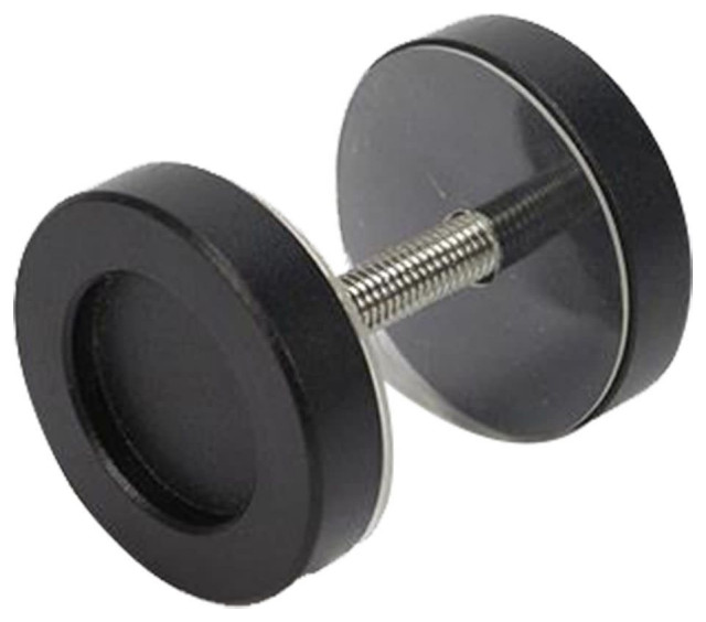 Miseno MBDH2485 Round Barn Door Pull Disk Set - Transitional - Cabinet ...