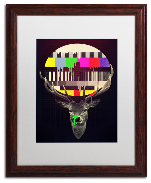 Robert Farkas 'No Signal' Art, 20 x 16 - Contemporary - Prints And ...