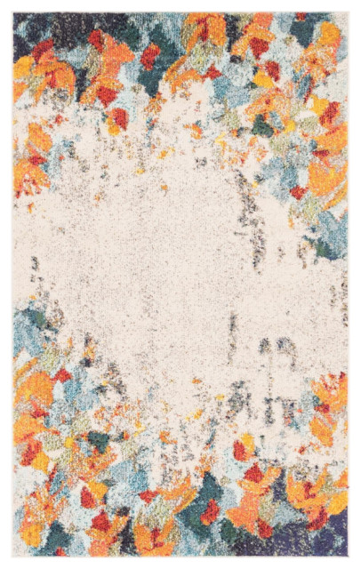 Rug Unique Loom Chromatic Multi Rectangular 3' 3 x 5' 3 - Contemporary ...