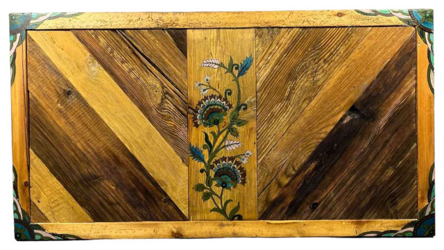 Reclaimed Wood | Unique Beauty of the Hand Painted Coffee Table (#017 ...